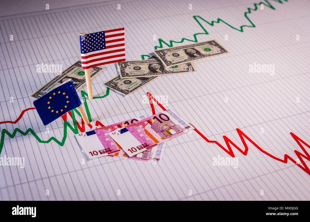 Green animated business chart money hi-res stock photography and images ...