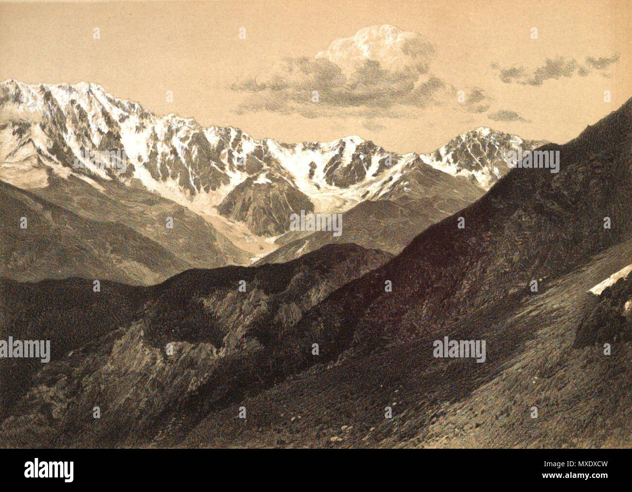 . English: Mt. Shkhara, Georgia . 1875. Jules Laurens (1825 – 1901) 432 ...