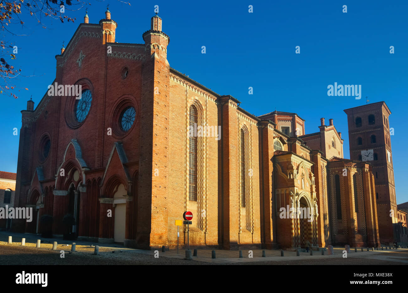 Cathedral of Santa Maria Assunta in Asti, one of most important Gothic ...