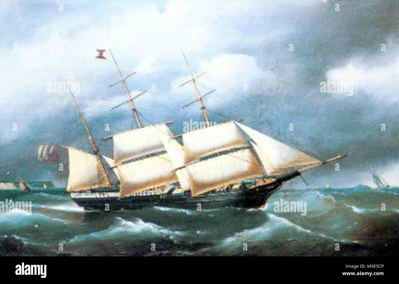 456 Oltmann Jaburg - Die Bremer Bark ‚Union‘ Stock Photo - Alamy