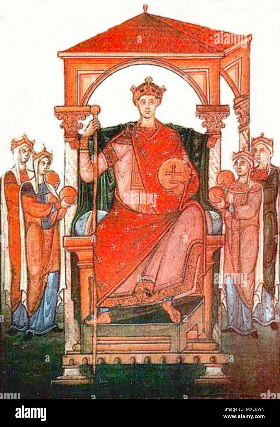 . Otto II, Roman Emperor 461 Otton2 Stock Photo - Alamy