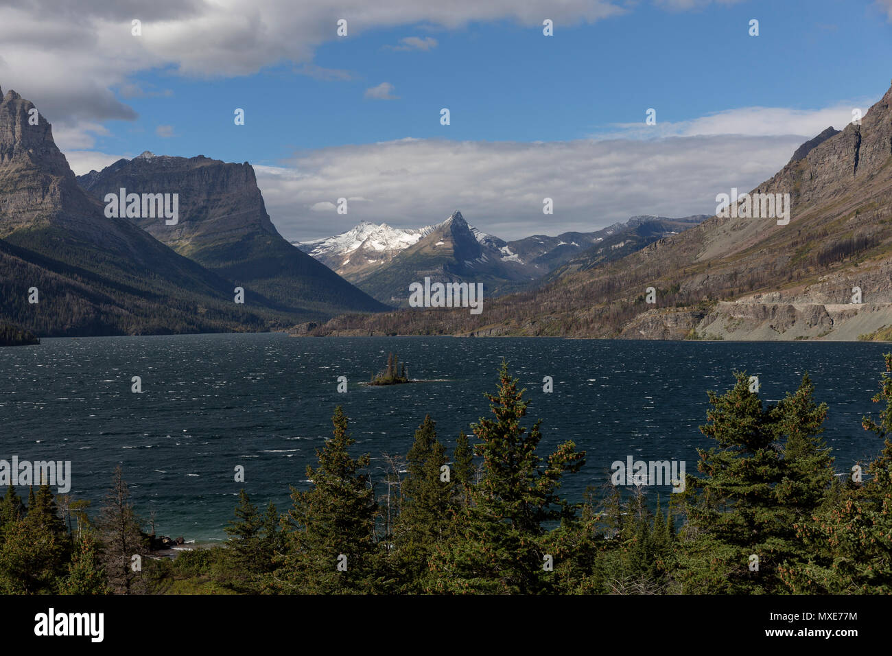 Sun Point. Saint Mary Lake. Sept, 2016. Glacier National Park, Montana ...