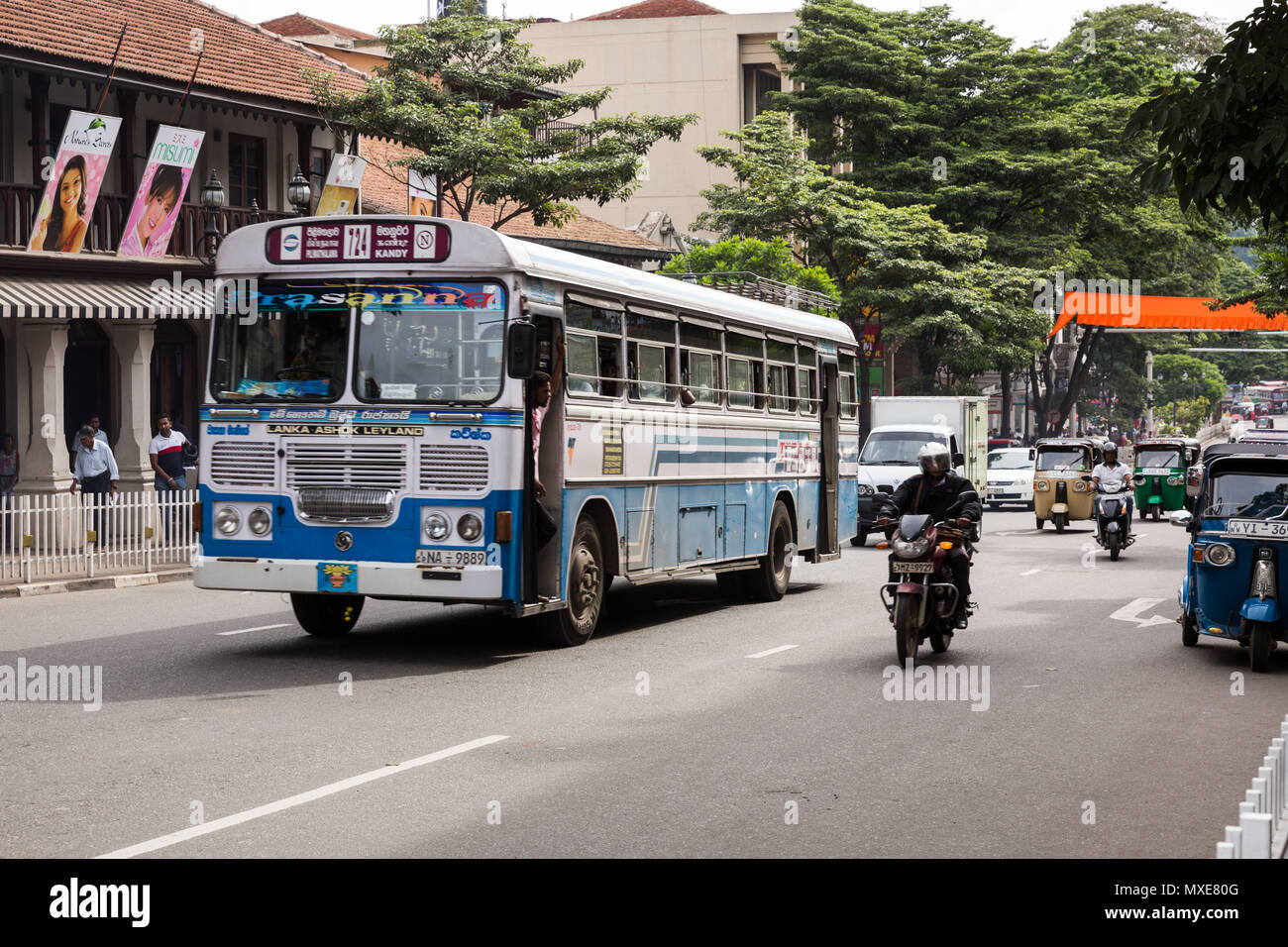 Bus. Kandy, Sri Lanka. July 2017 Stock Photo - Alamy