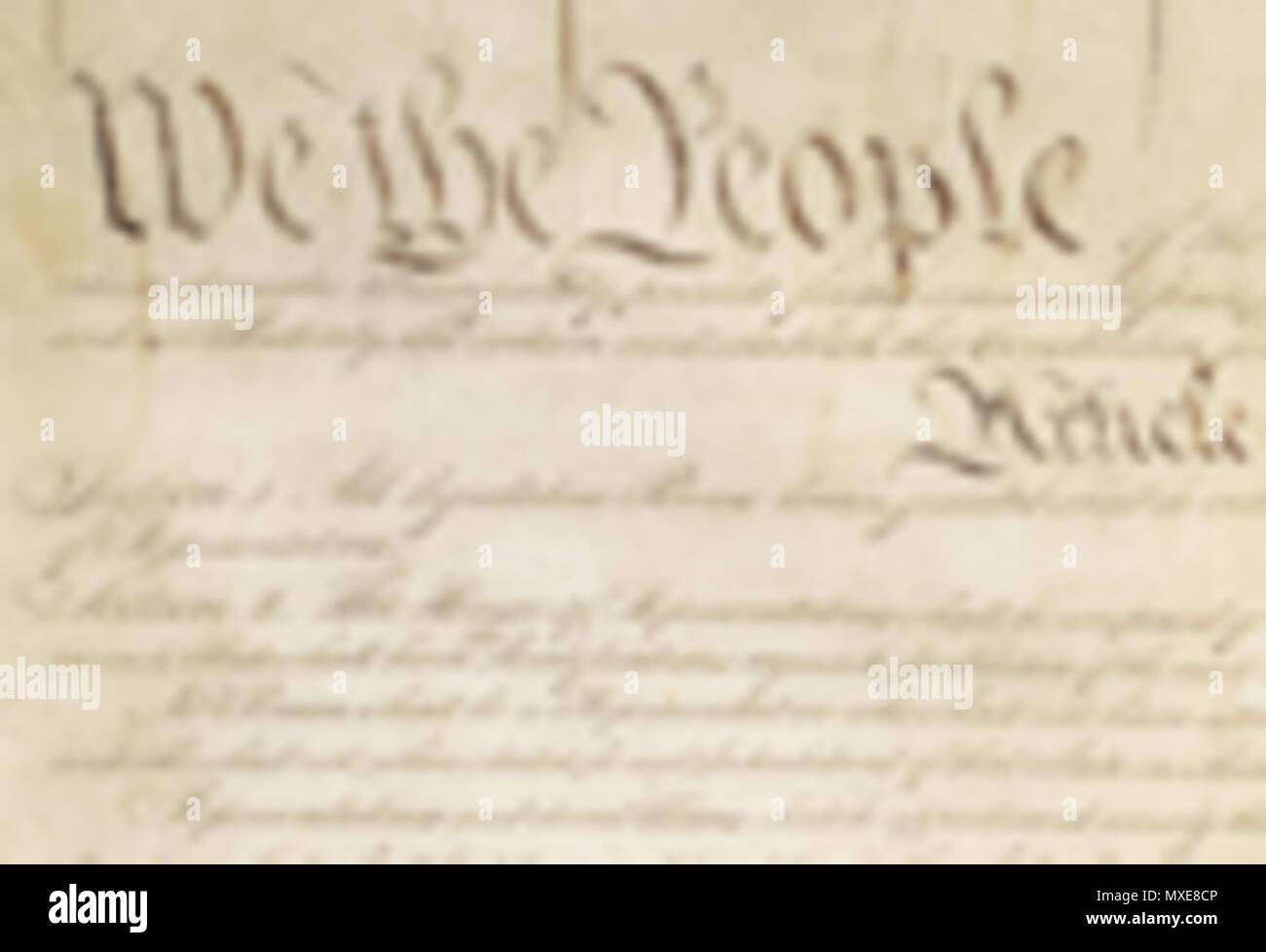 Preamble united states constitution hi-res stock photography and images ...