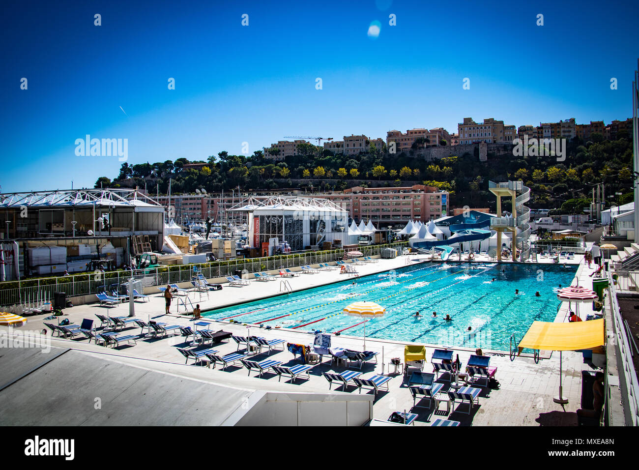 Monaco swimming pool hi-res stock photography and images - Alamy