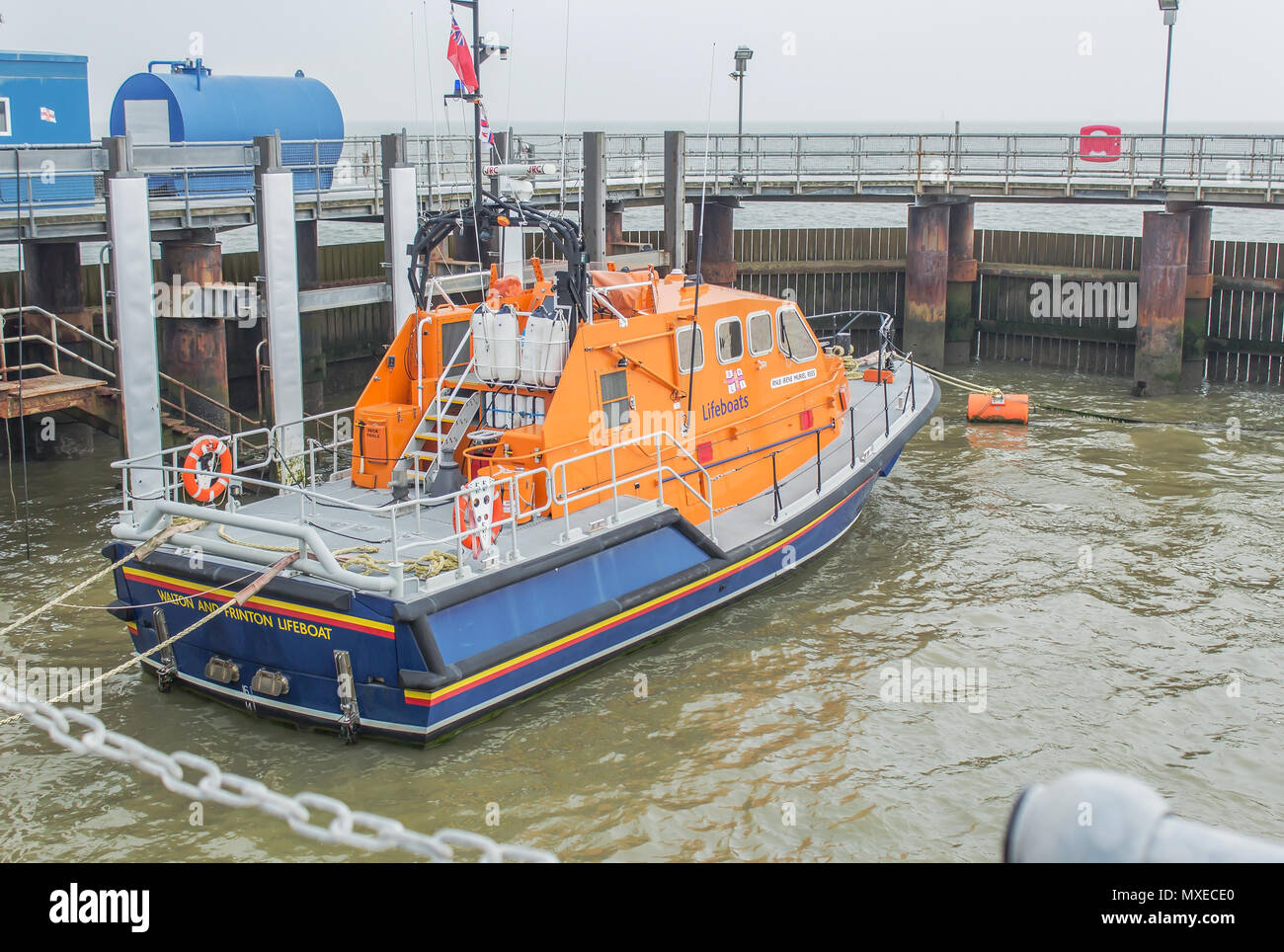 Closeup View of the RNLI Lifeboat Sitting in the Pier Harbour at ...