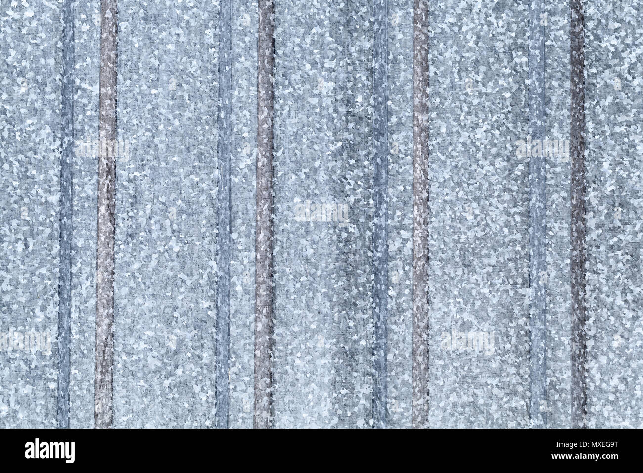Gray galvanized ridged steel sheet, flat background photo texture Stock ...