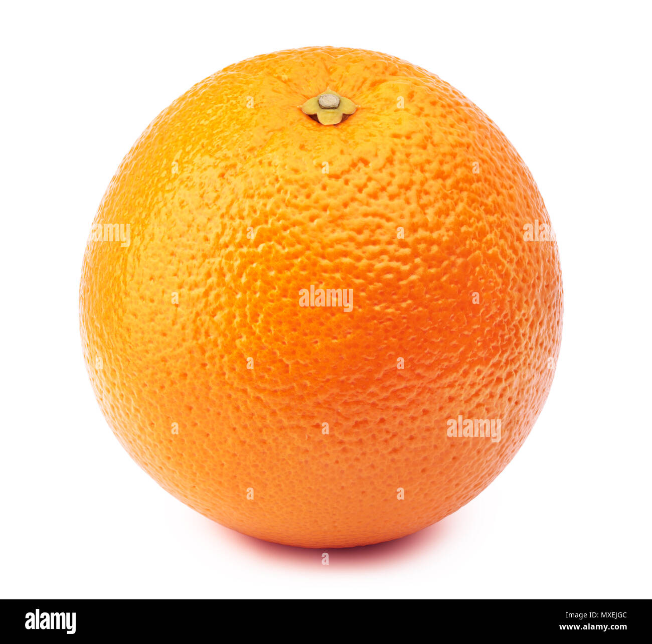 Whole orange isolated on white Stock Photo - Alamy