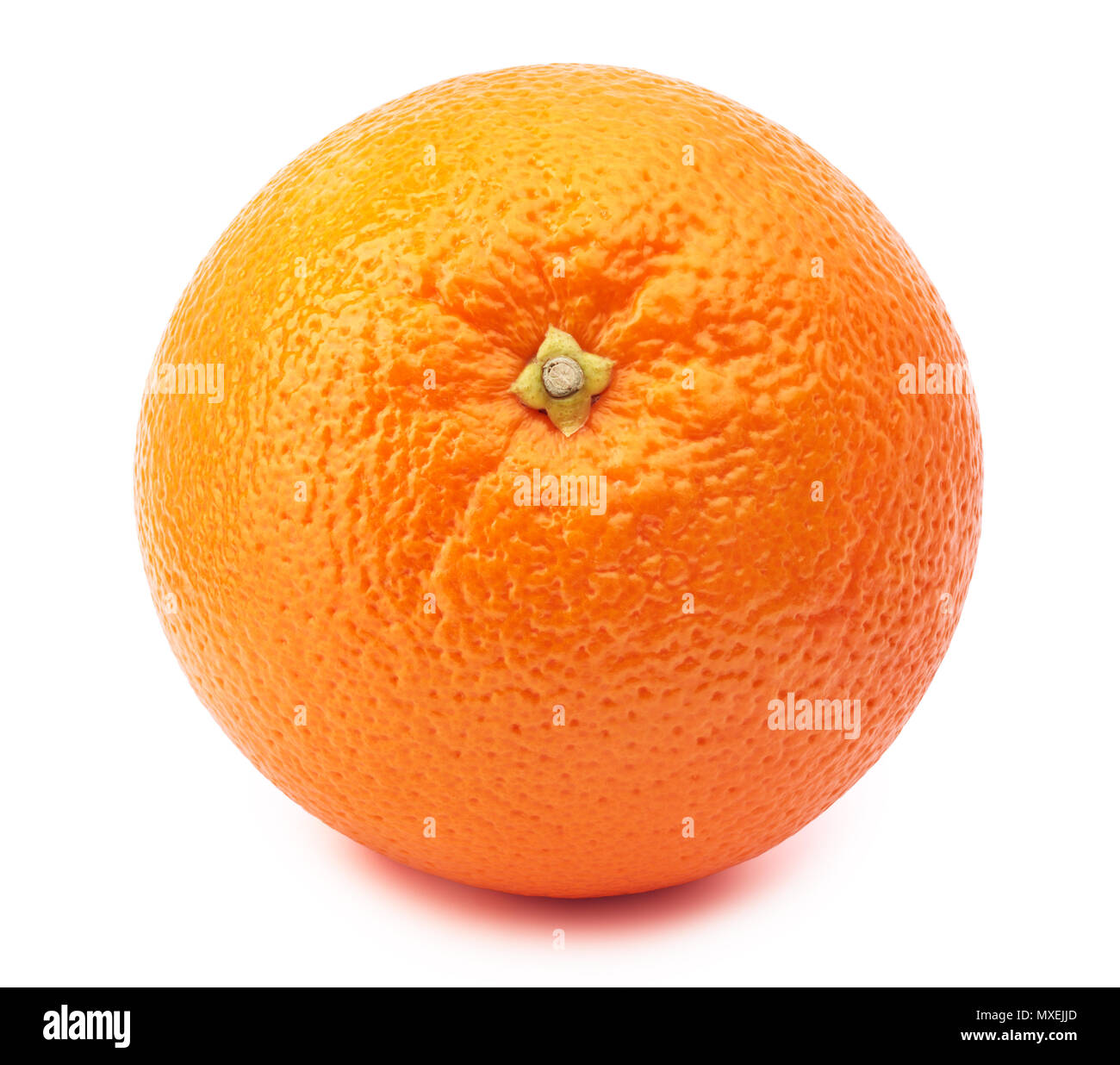 Whole orange isolated on white Stock Photo - Alamy