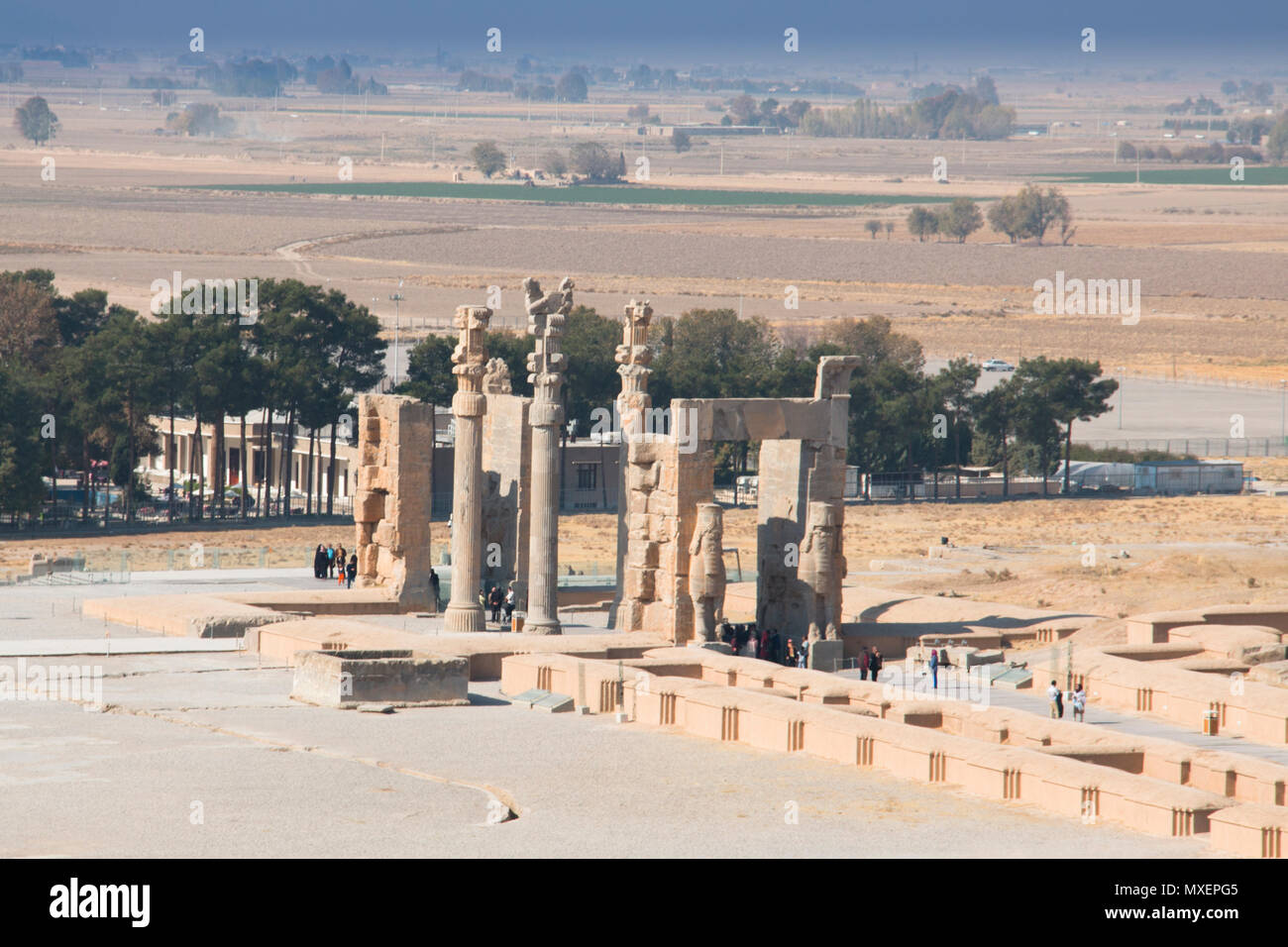 PERSEPOLIS, IRAN - NOVEMBER 2017: Gate of all nations at the Ancient ...