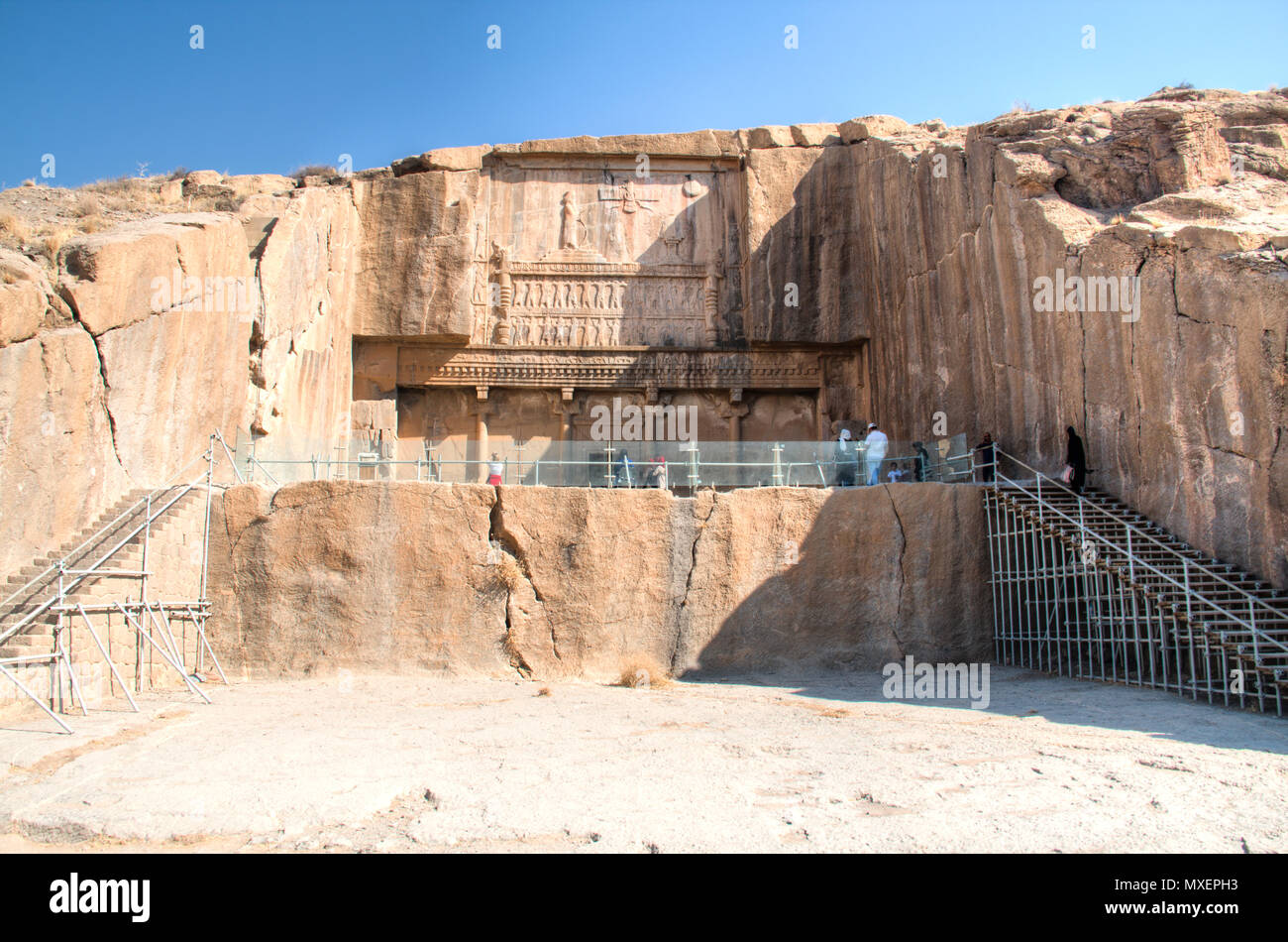 PERSEPOLIS, IRAN - NOVEMBER 2017: The Ancient city Persepolis was once ...
