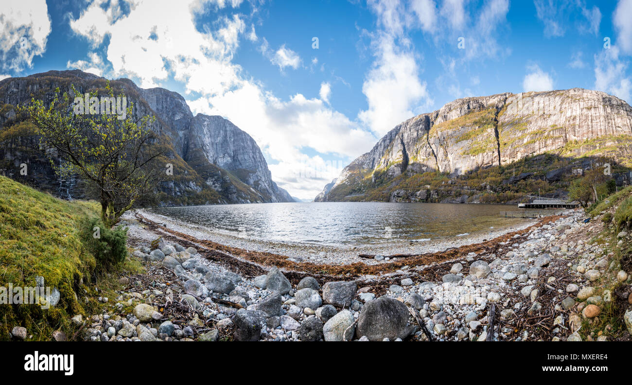 Lysebotn fjord hi-res stock photography and images - Alamy