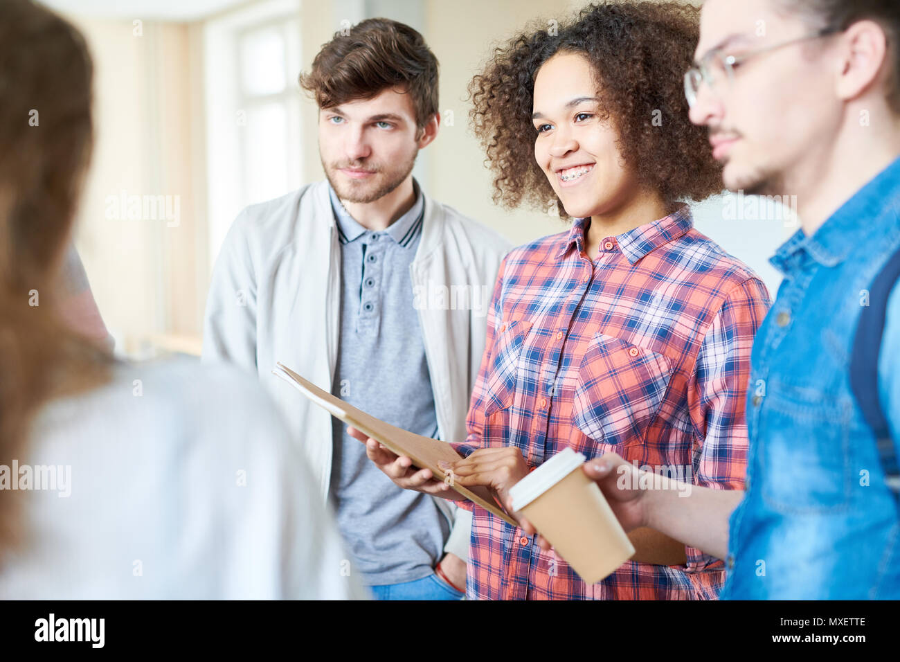 Students at university Stock Photo - Alamy