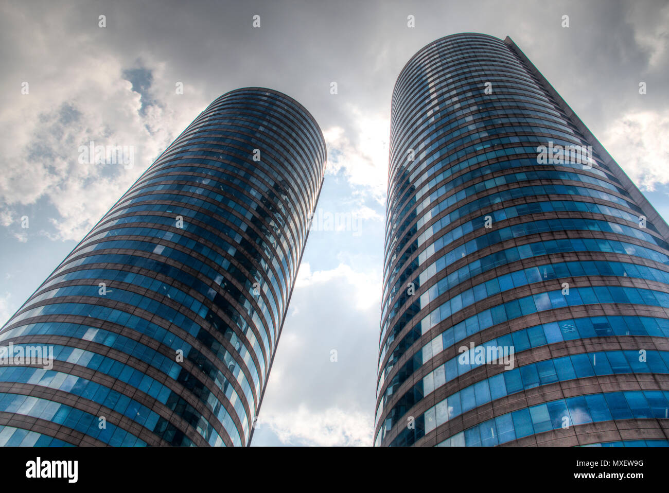 The impressive World Trace Center towers in Colombo, the capital of Sri ...