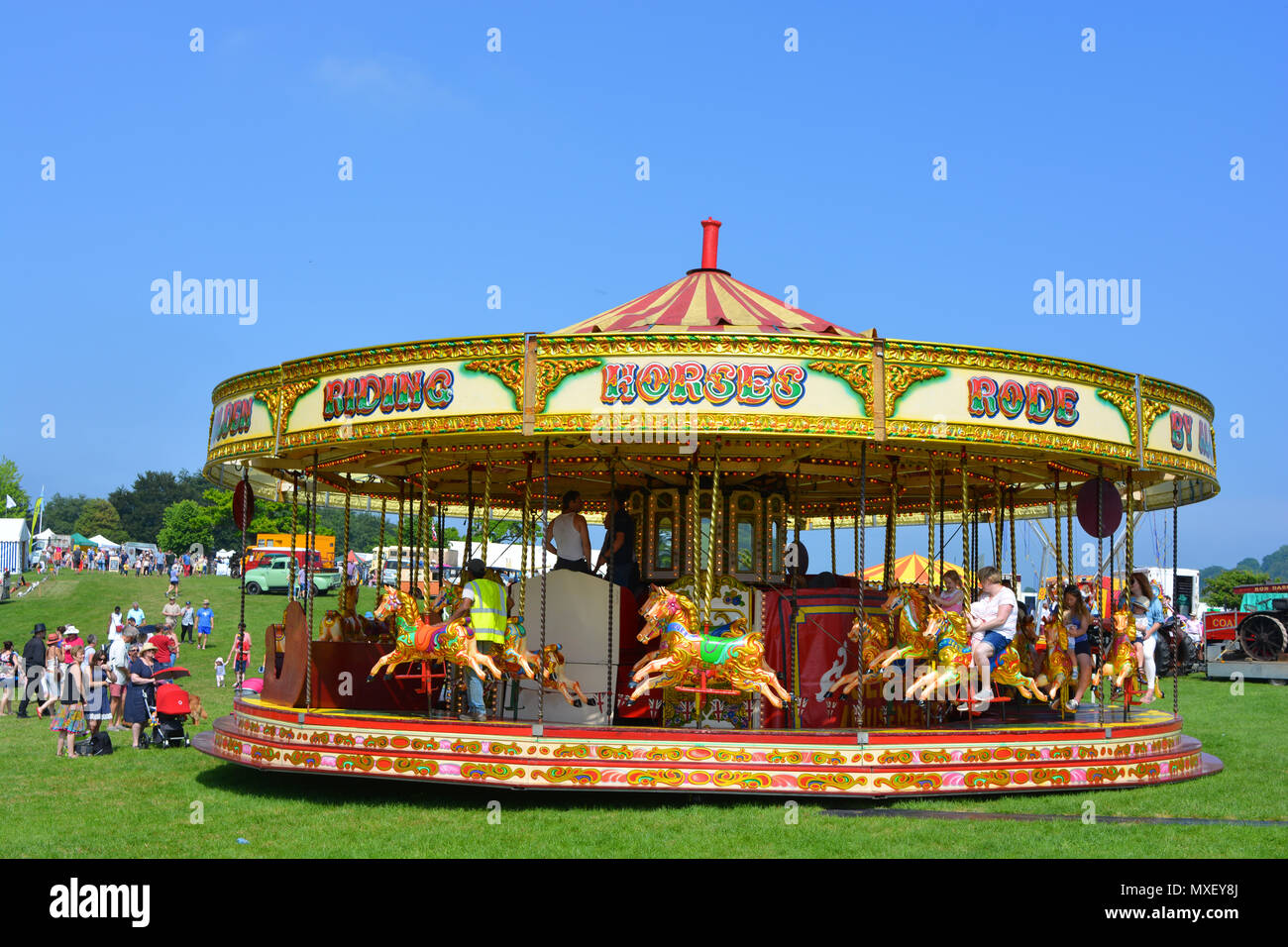 Fairground ride horse hi-res stock photography and images - Alamy