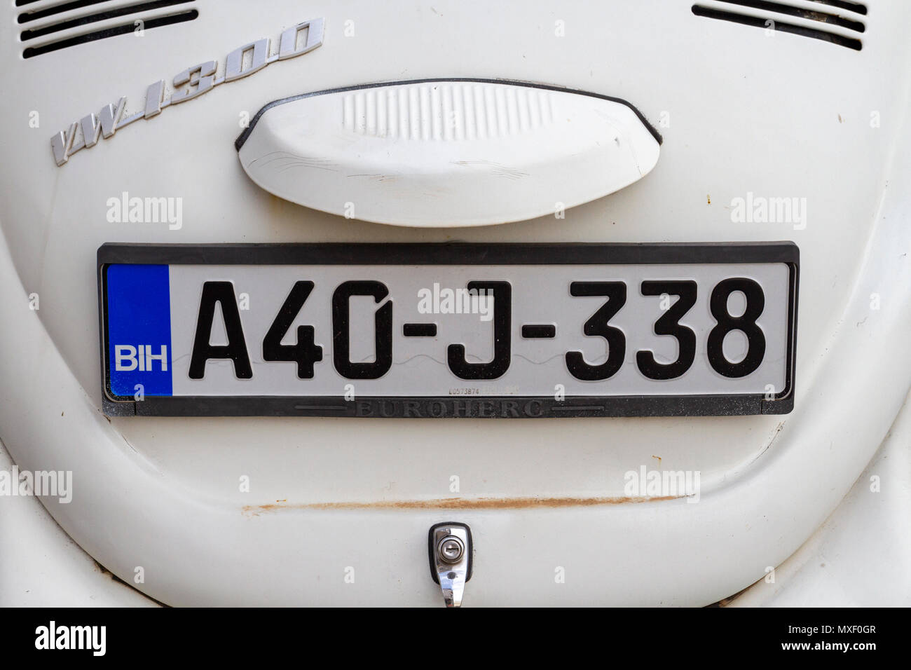 Car licence plate hi-res stock photography and images - Alamy