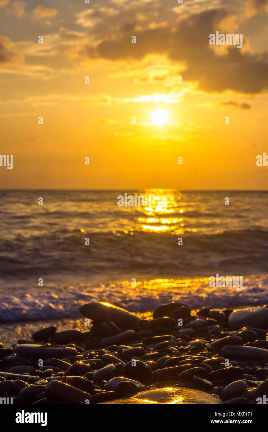Amazing twilight sea beach hi-res stock photography and images - Alamy