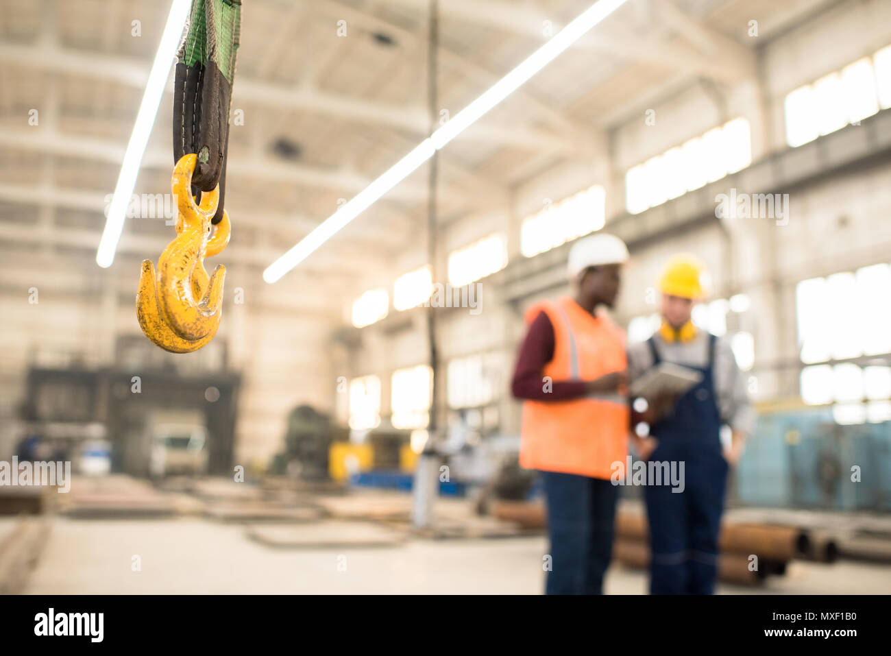 Working Process at Modern Plant Stock Photo - Alamy