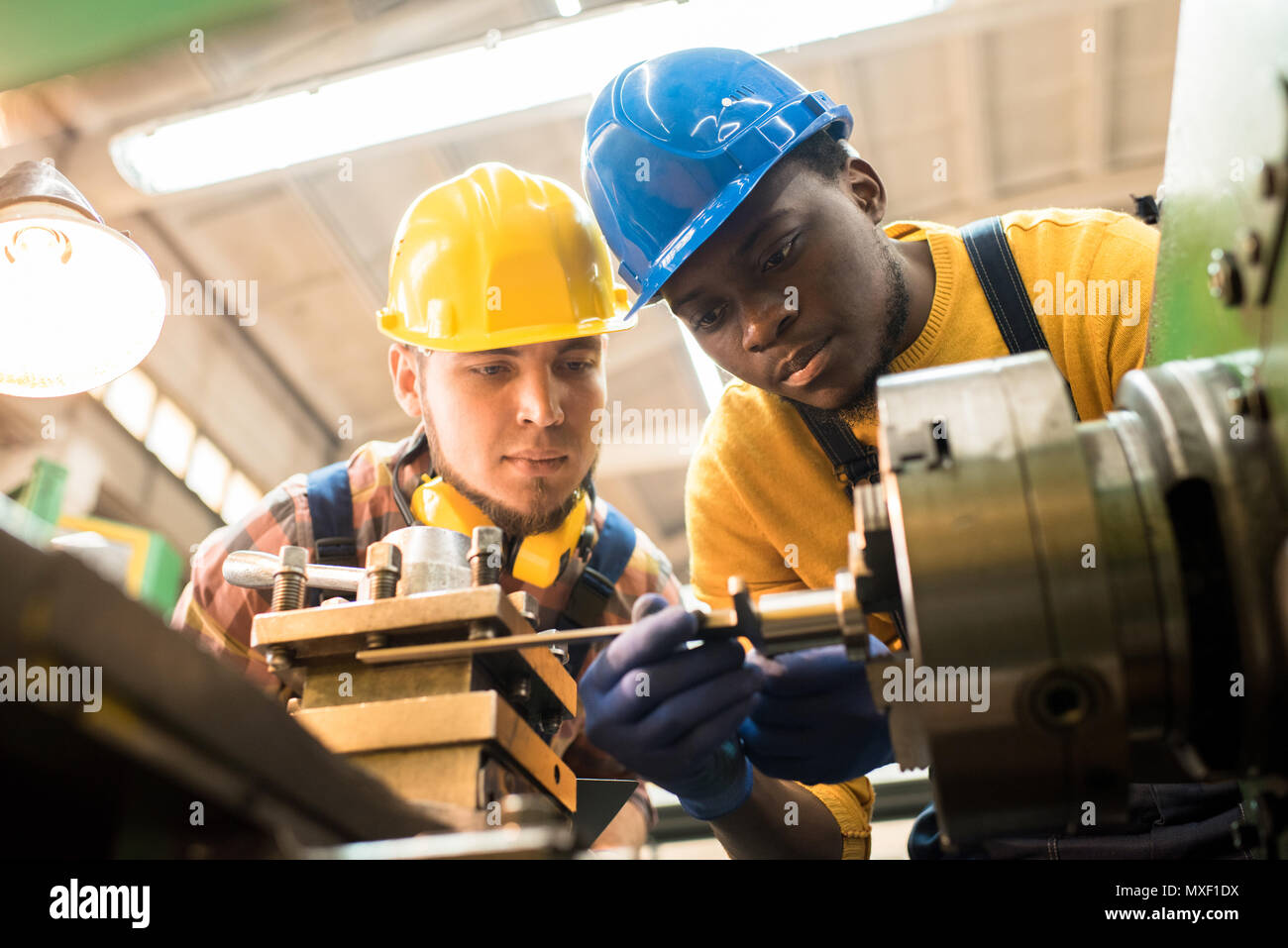 Operators helmet hi-res stock photography and images - Alamy
