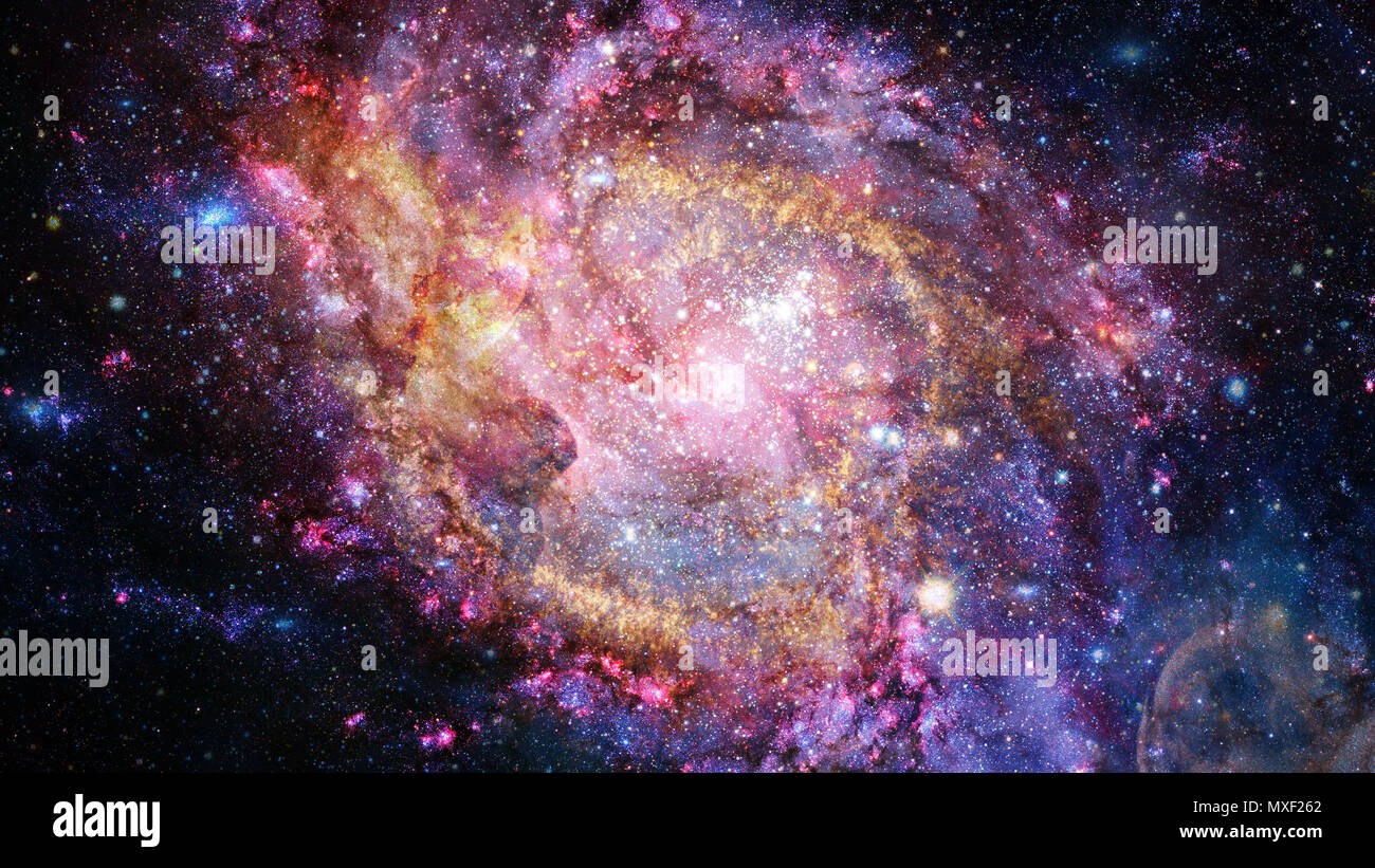 The Helix Nebula in deep space. Elements of this image furnished by ...