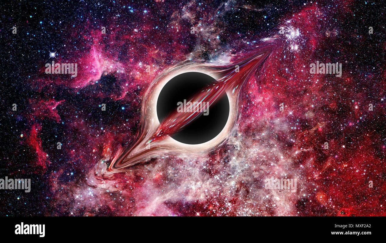Red Black Hole Wallpaper