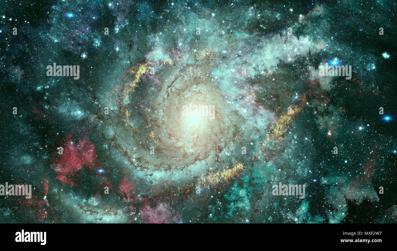 Deep space multicolor nebula stars and galaxies. Elements of this image ...