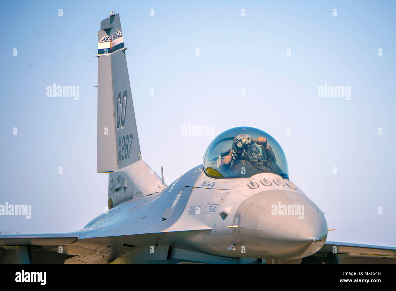 Pilot Maj. Joshua Rasmussen, from the 120th Fighter Squadron, 140th ...