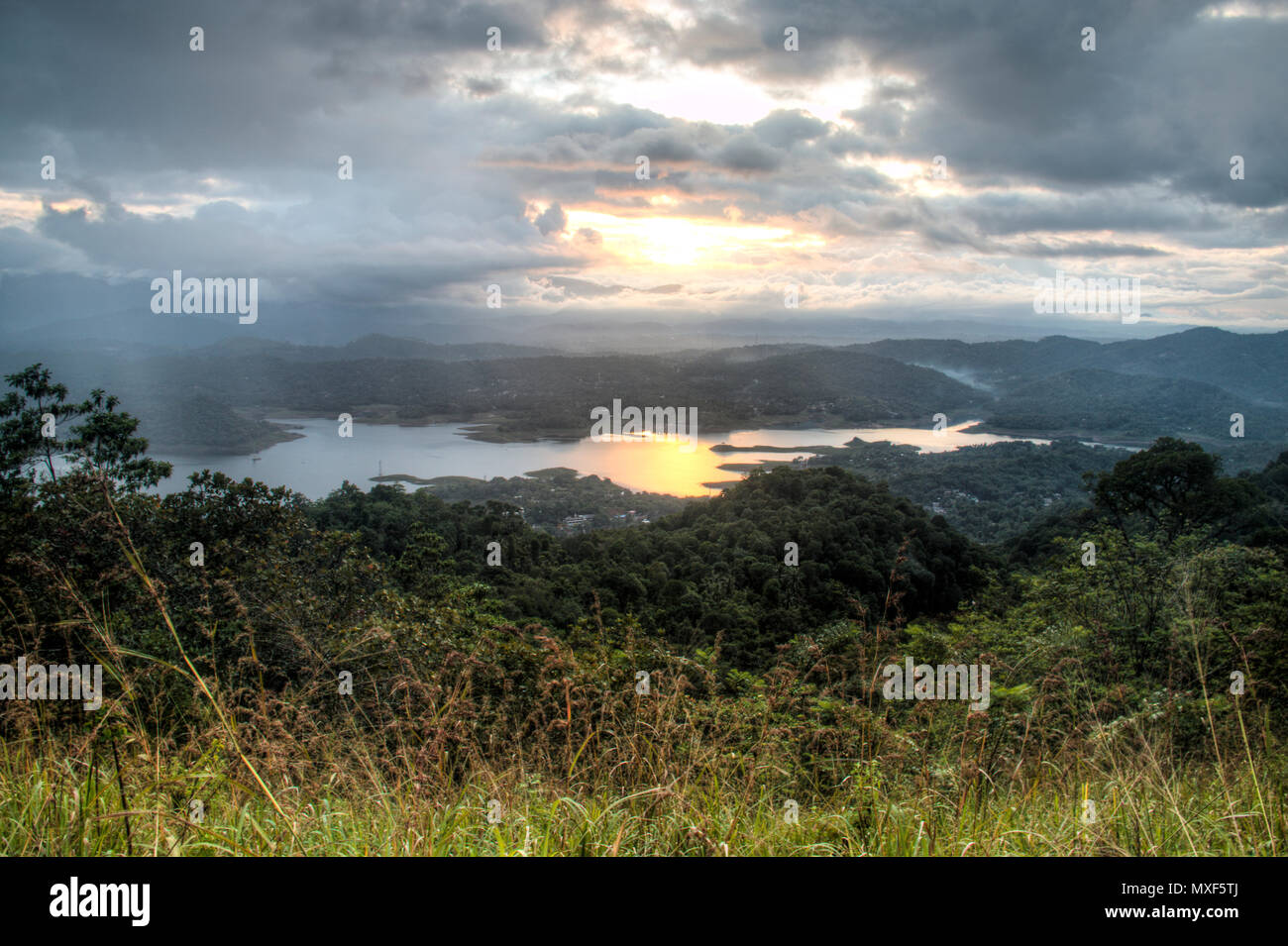 The area of the Knuckles mountains around Kandy in Sri Lanka provide ...