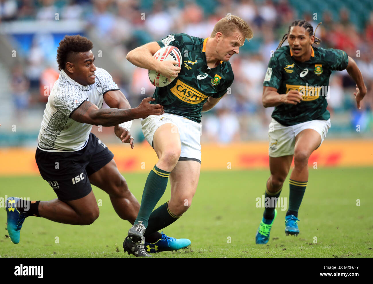 South africas dylan sage gets away hi-res stock photography and images ...