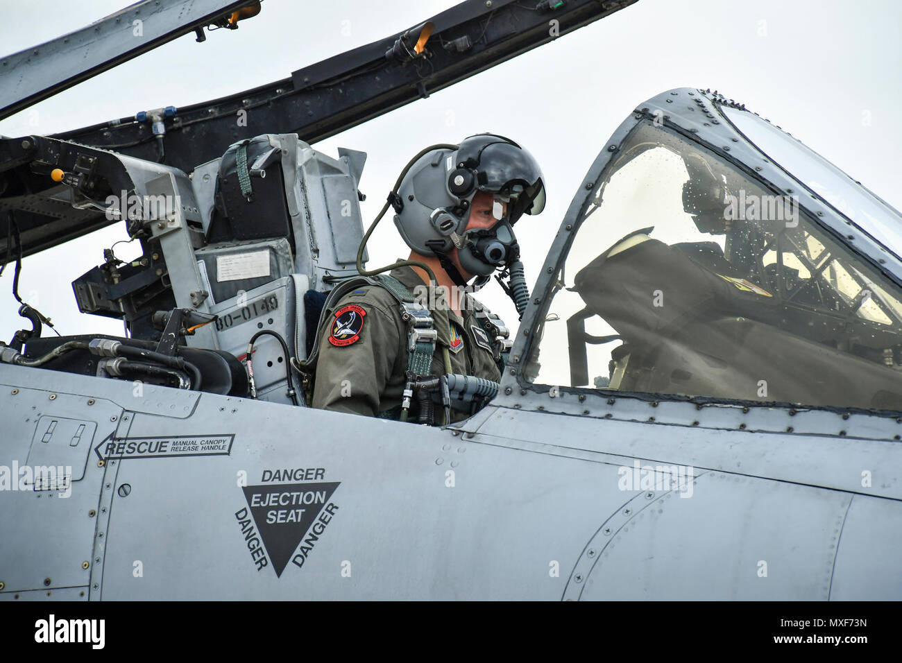 An A-10 Thunderbolt II pilot assigned to the 75th Fighter Squadron ...