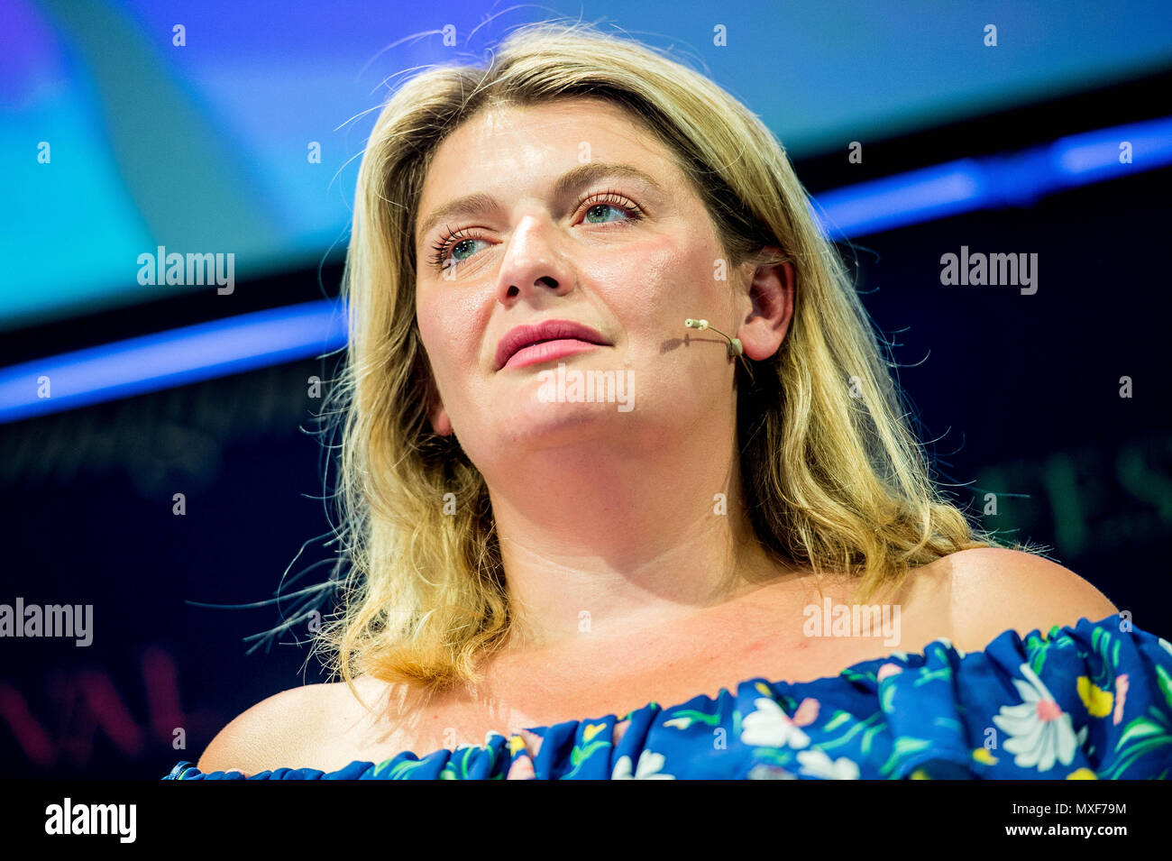 Sunday 03 June 2018 Pictured: Bryony Gordon Re: The 2018 Hay festival ...