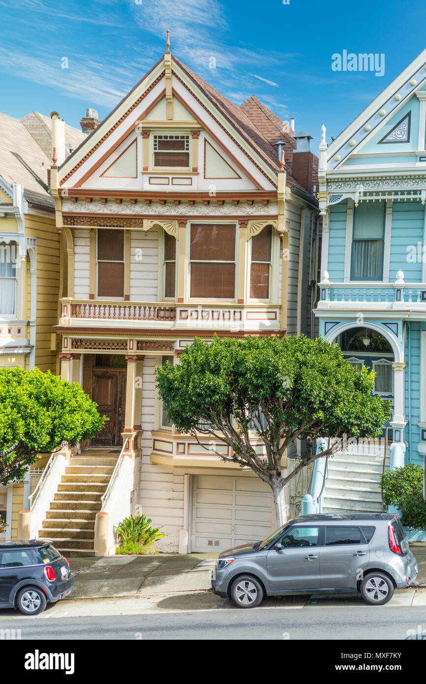 world famous painted ladies in San Francisco Stock Photo - Alamy