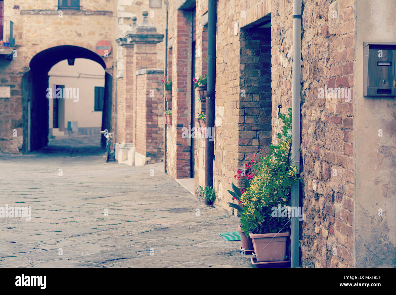 old buildings in Tuscany Stock Photo - Alamy