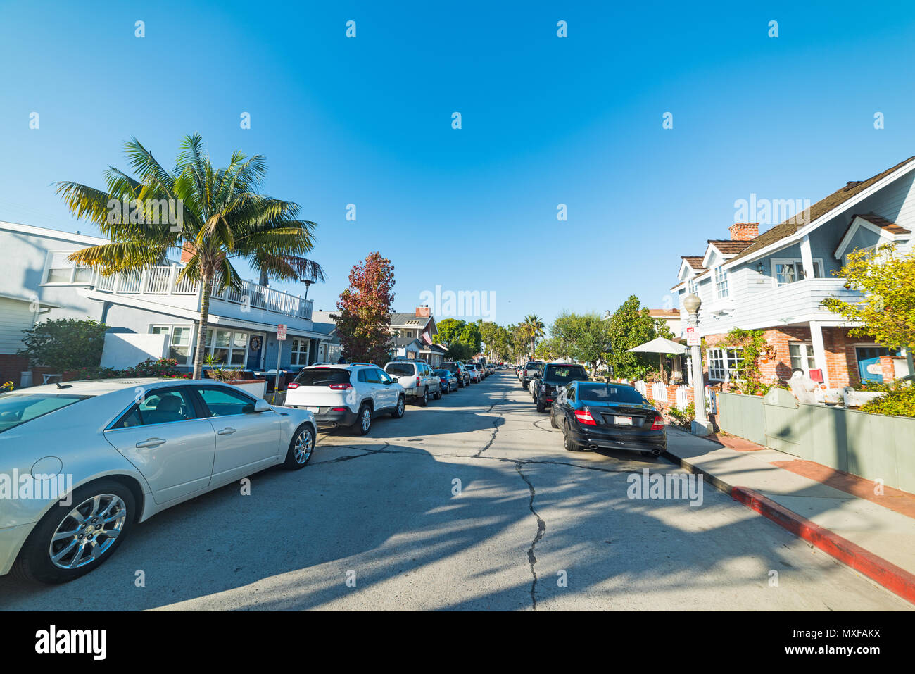 sunny day in Balboa Island, California Stock Photo - Alamy