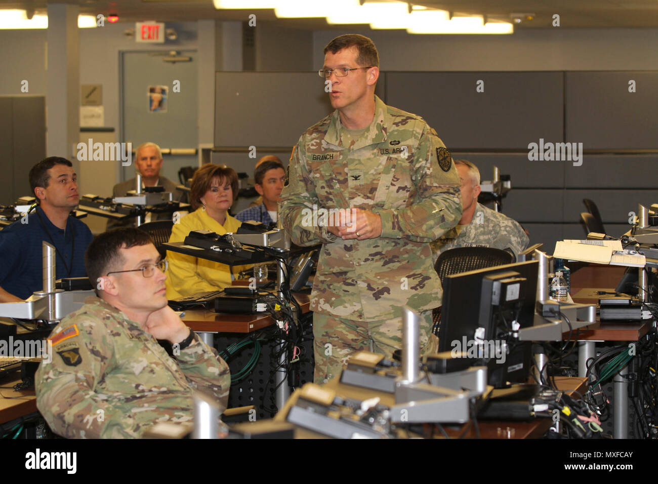 Col. John (David) Branch, commander of the 780th Military Intelligence ...