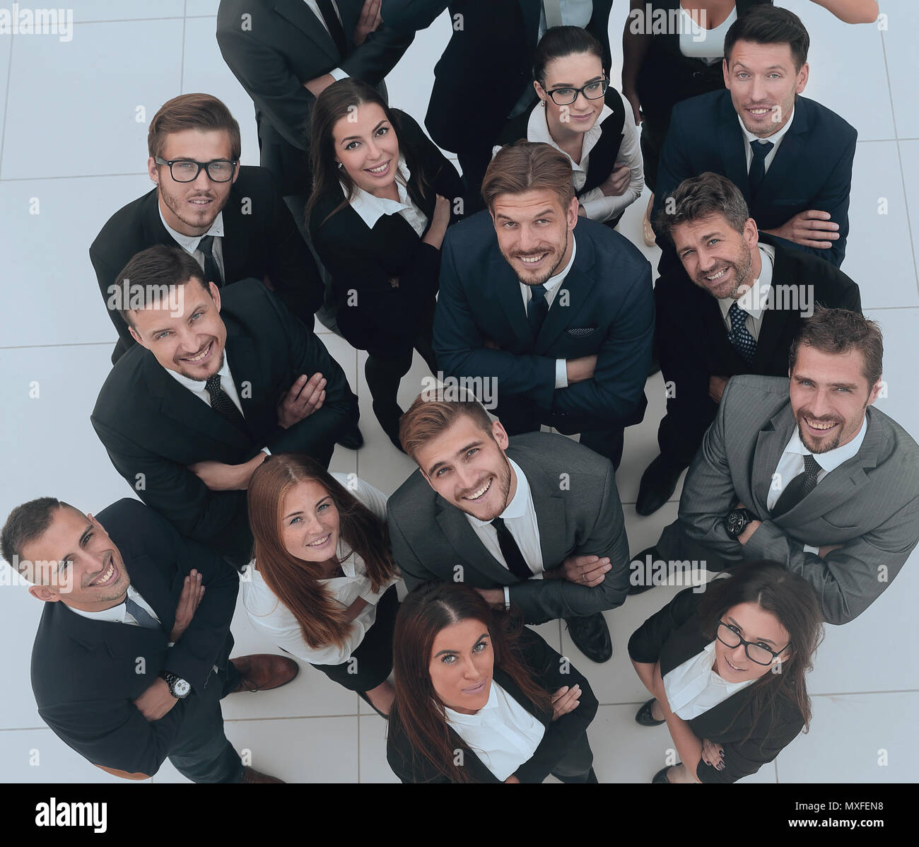 closeup. professional large business team Stock Photo - Alamy