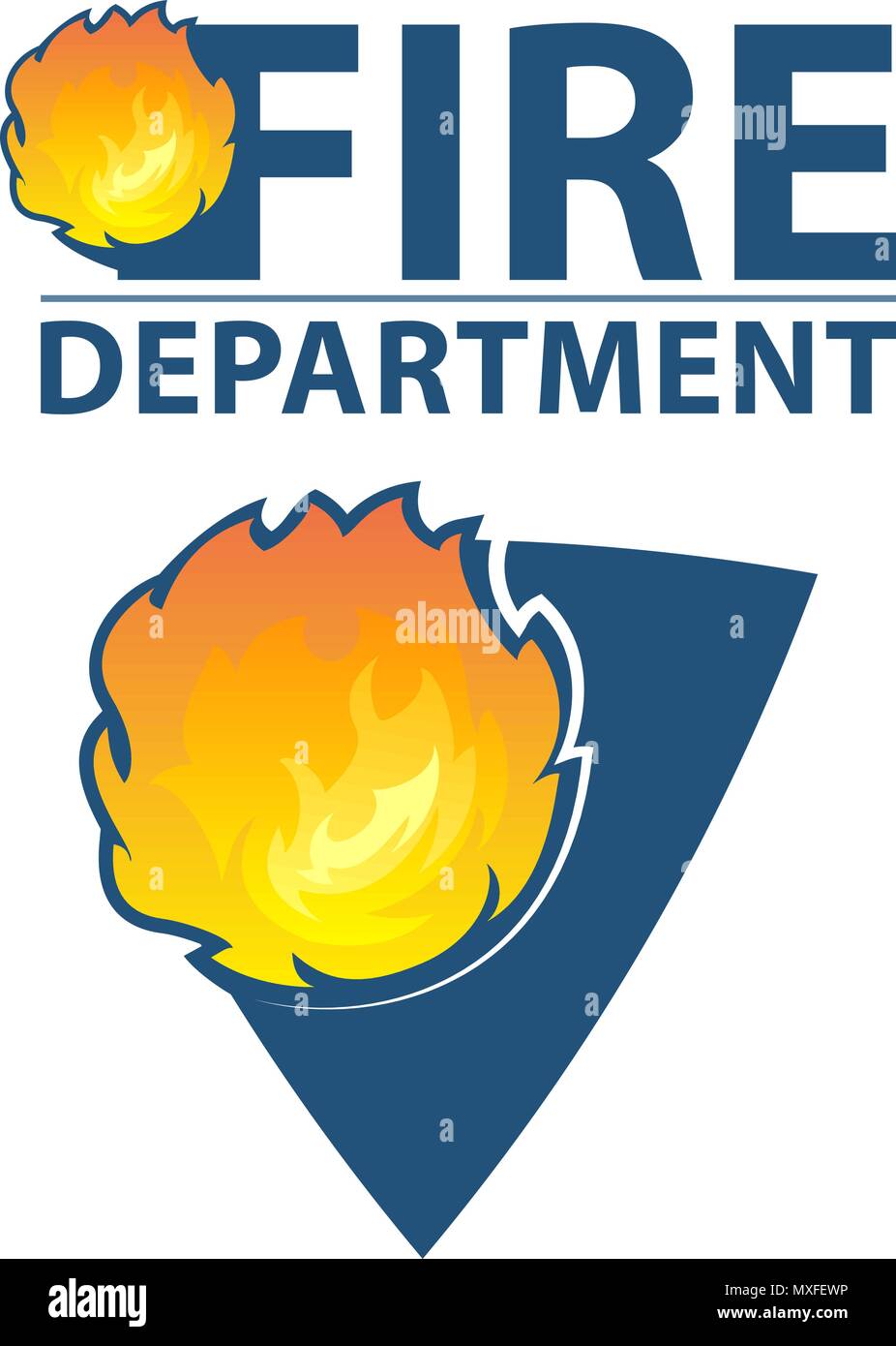 Fire Departmen logo Stock Vector Image & Art - Alamy