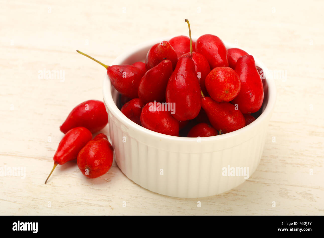 The cornel fruit Stock Photo - Alamy