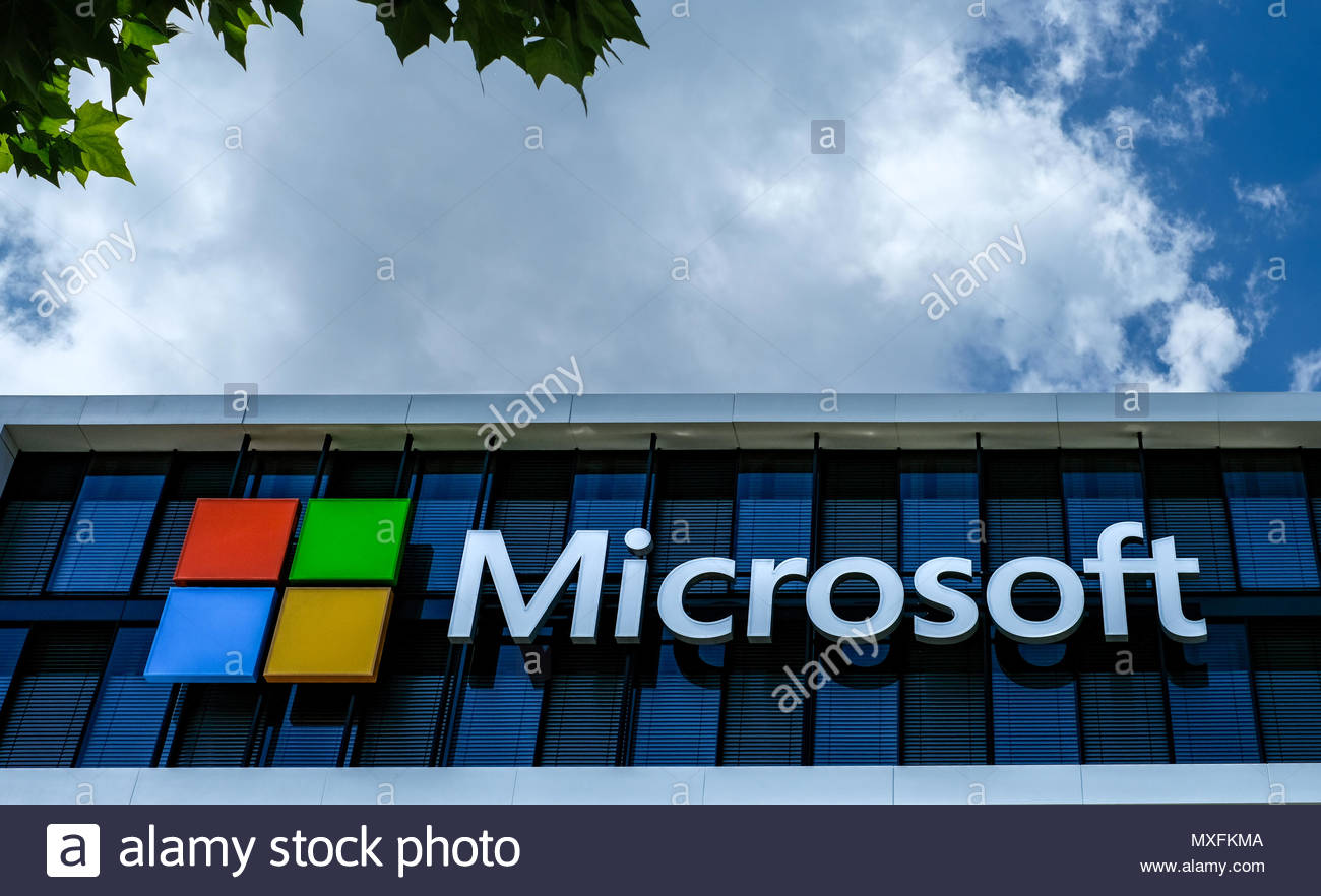 Microsoft Headquarter Building Icon Logo High Resolution Stock ...