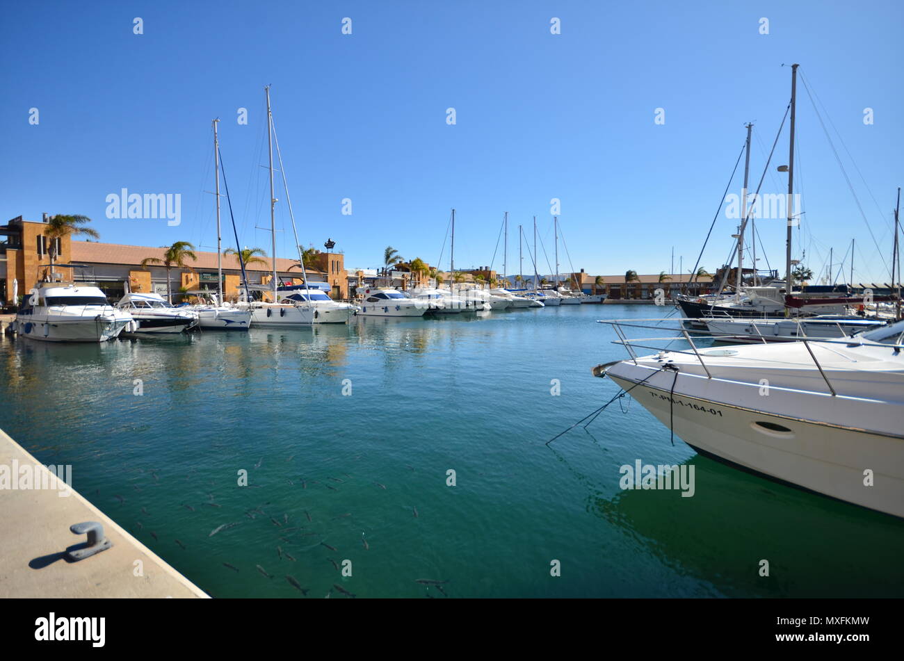 Summer in mazarron port hi-res stock photography and images - Alamy