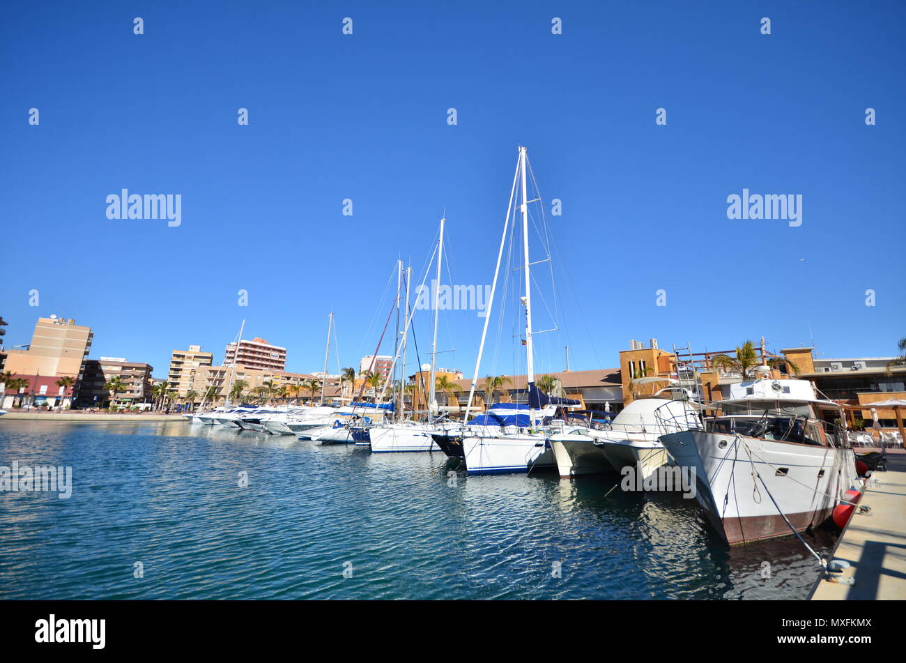 Summer in mazarron port hi-res stock photography and images - Alamy