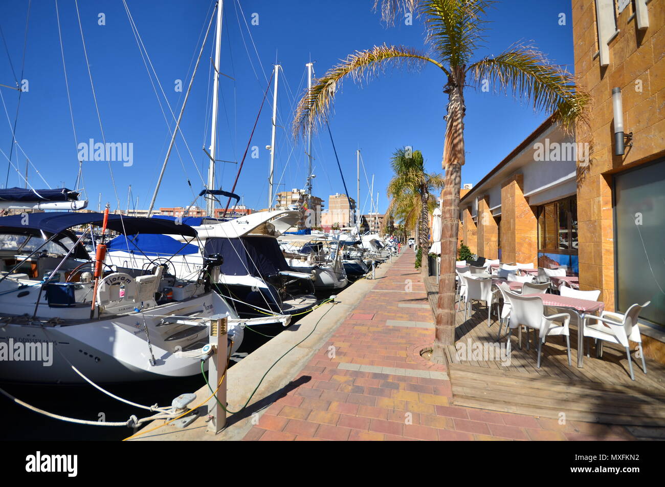 Summer in mazarron port hi-res stock photography and images - Alamy