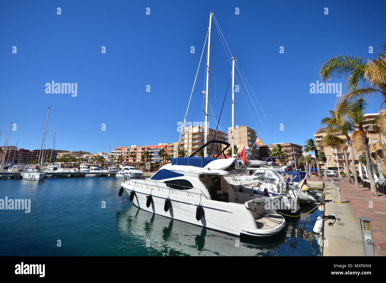 Summer in mazarron port hi-res stock photography and images - Alamy