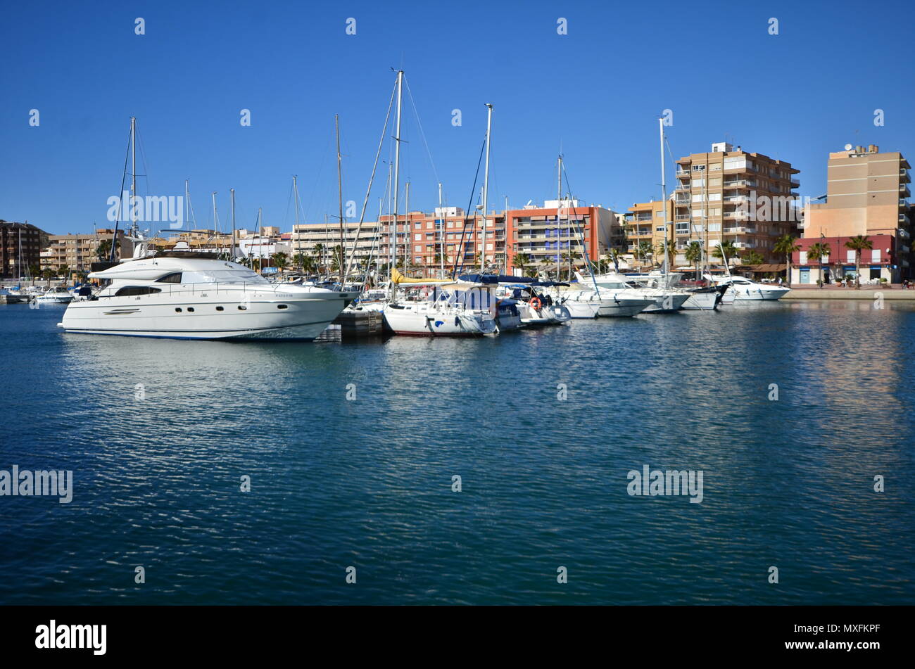 Summer in mazarron port hi-res stock photography and images - Alamy