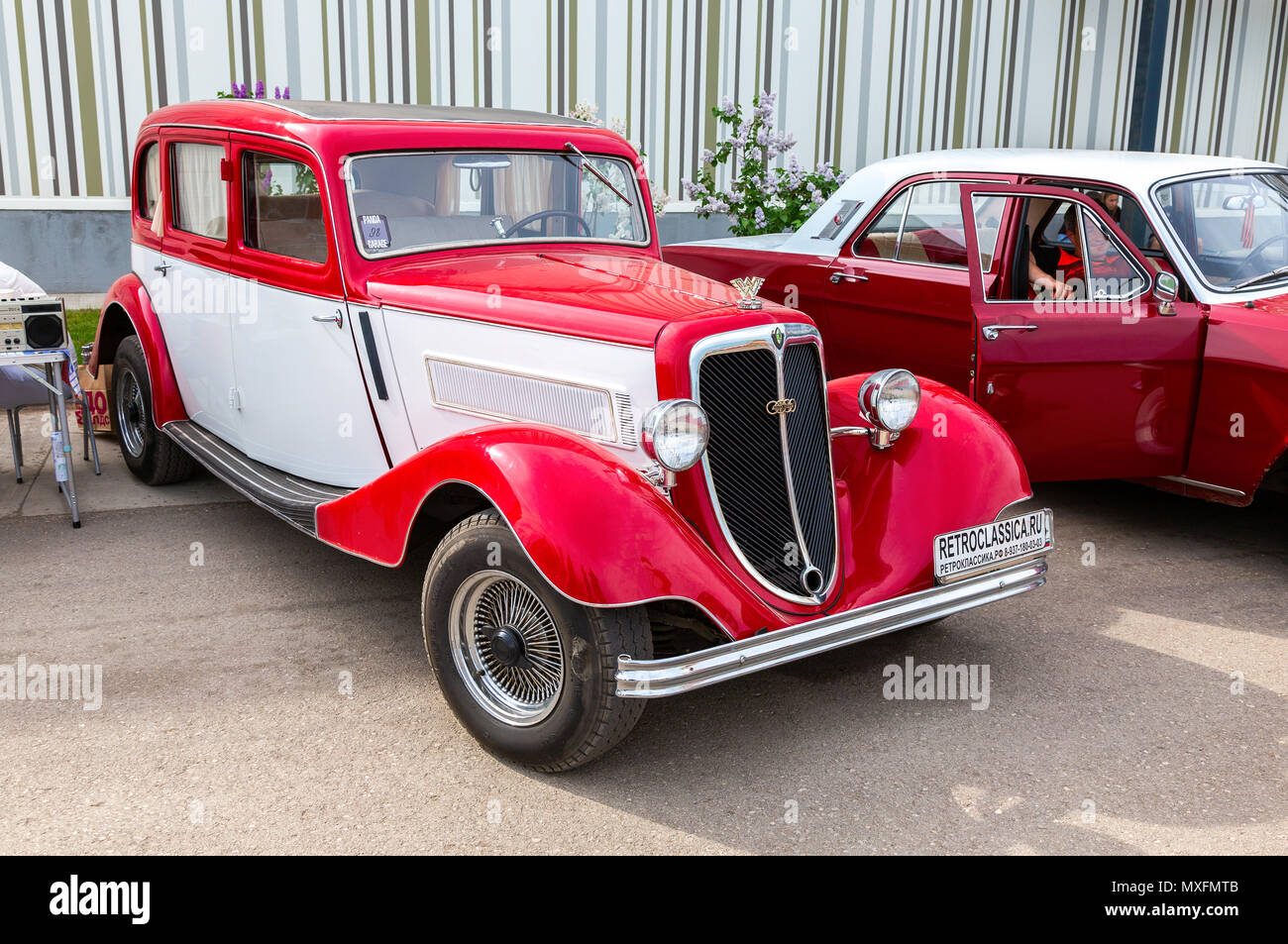 Samara, Russia - May 19, 2018: Vintage German automobile Wanderer W22 ...