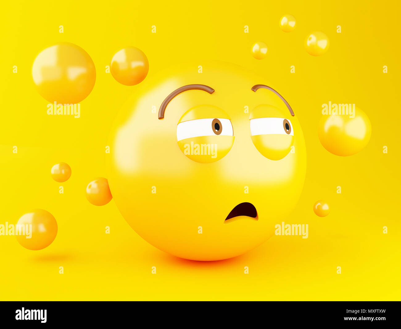Smiley Face 3d Animation
