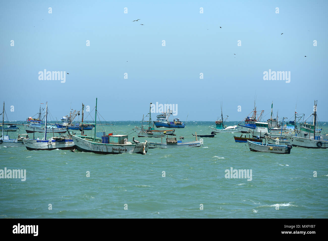 Boats peru hi-res stock photography and images - Alamy