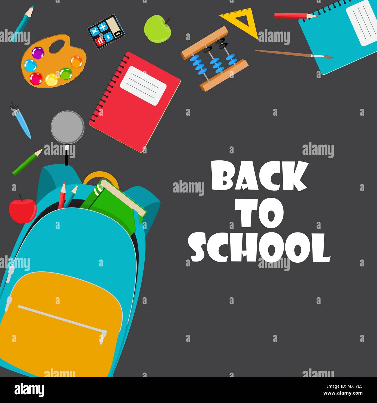 Drawing study cartoon welcome Stock Vector Images - Alamy