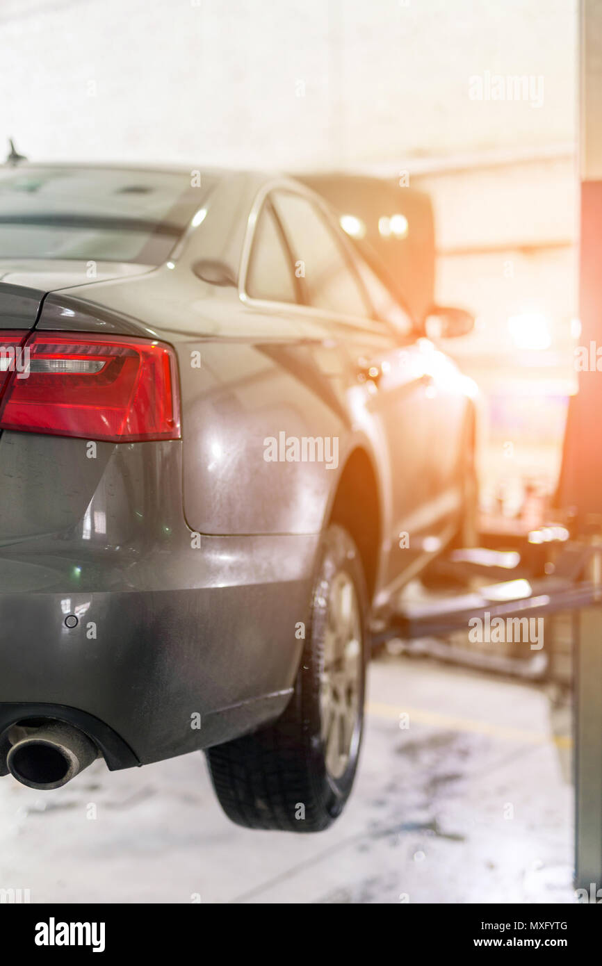 Raised Vehicle Inspection High Resolution Stock Photography and Images ...