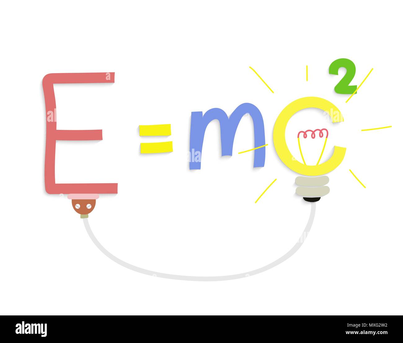 Energy equation Stock Vector Images - Alamy